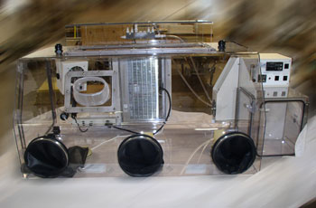 cooling glove boxes with TECA's Peltier enclosure cooler