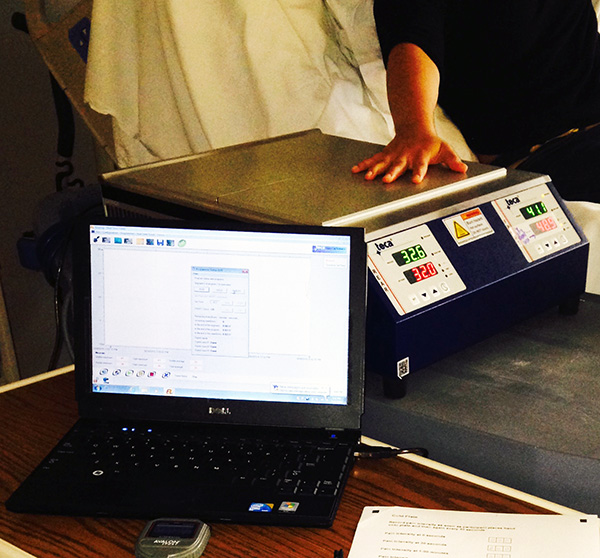 thermal preference, pain research with AHP-1200DCP cold/hot plate