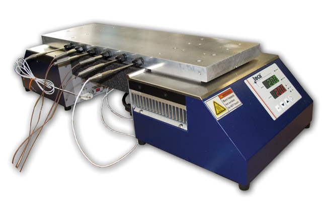 thermal gradient bar using two AHP-301CPV thermoelectric cold plates